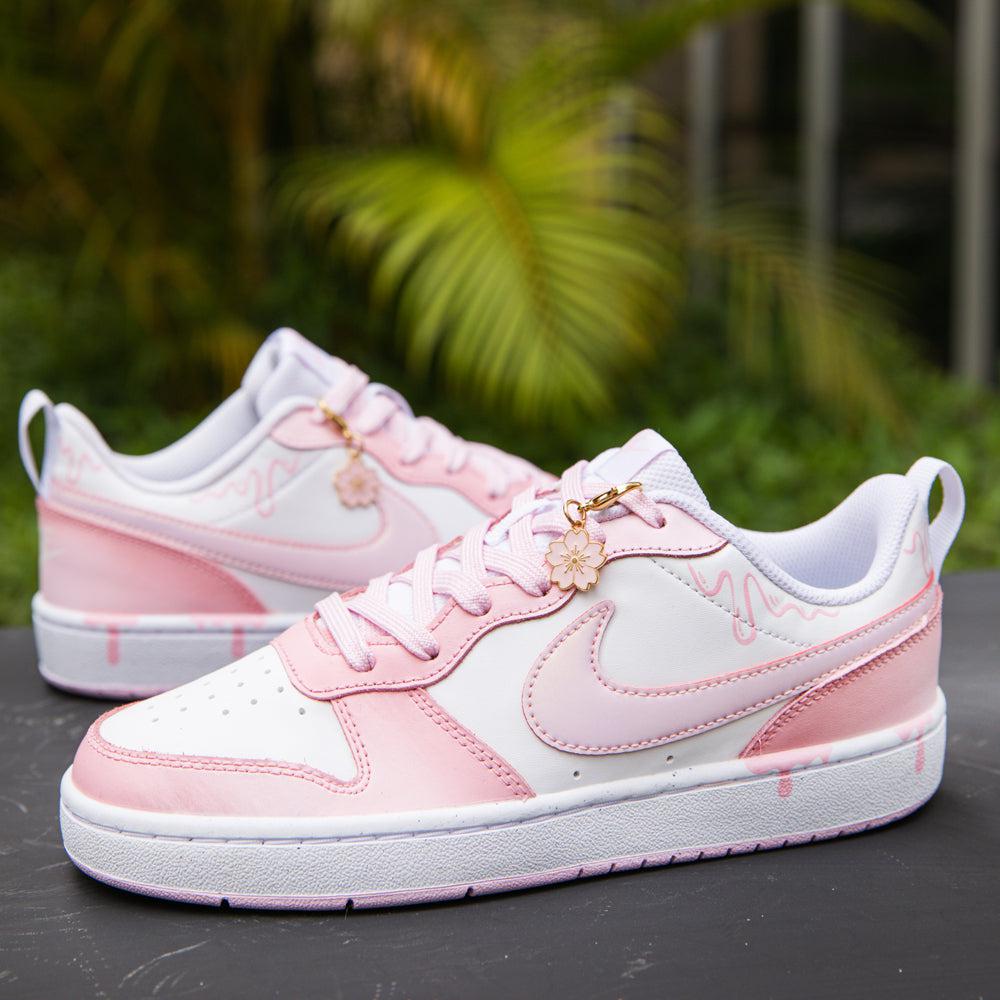 Pink Drip Nike Count Custom Shoes Sneakers – SHECUSTOMIZE