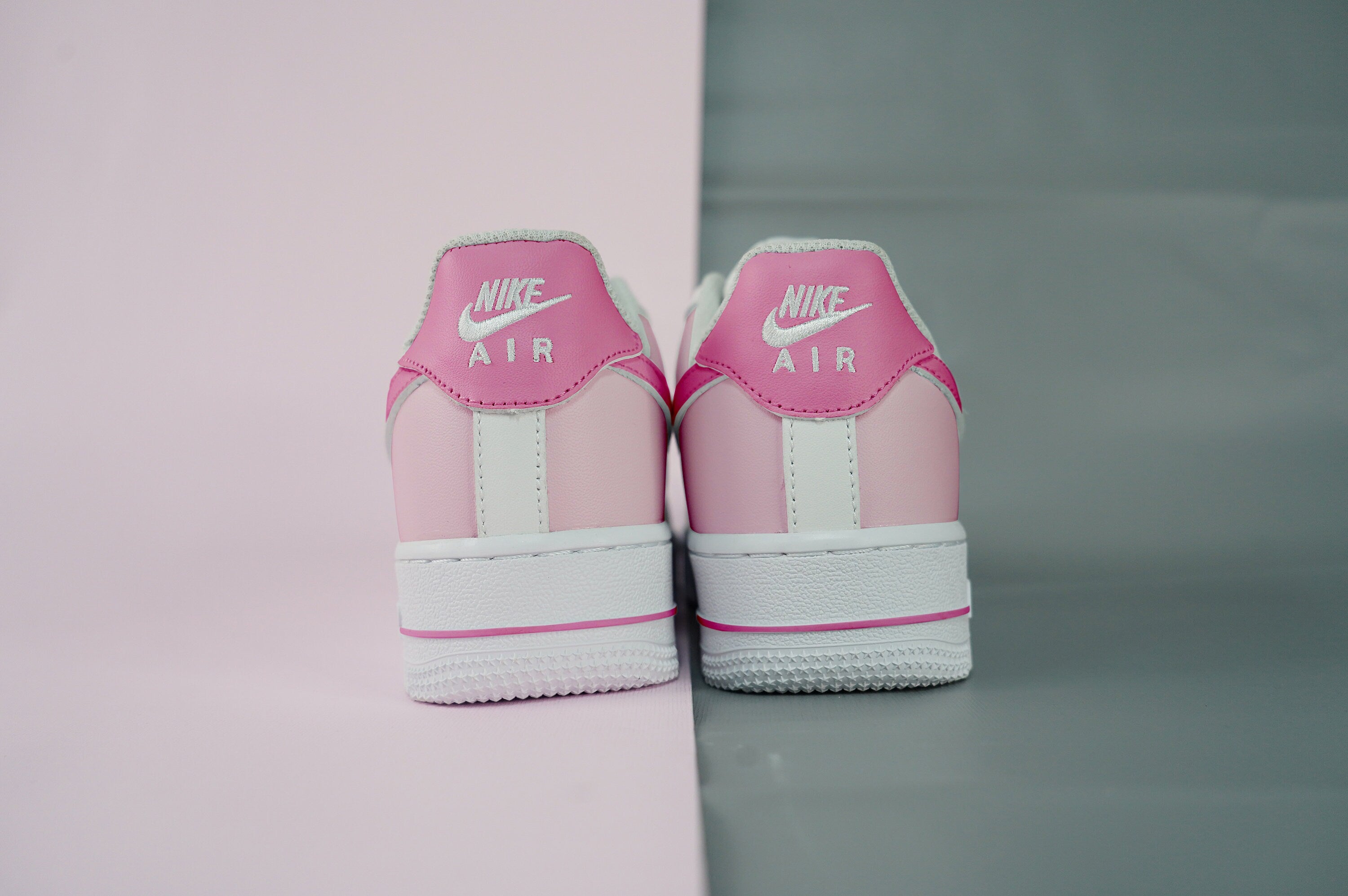 Pink Air Force 1s Custom Shoes Sneakers – SHECUSTOMIZE