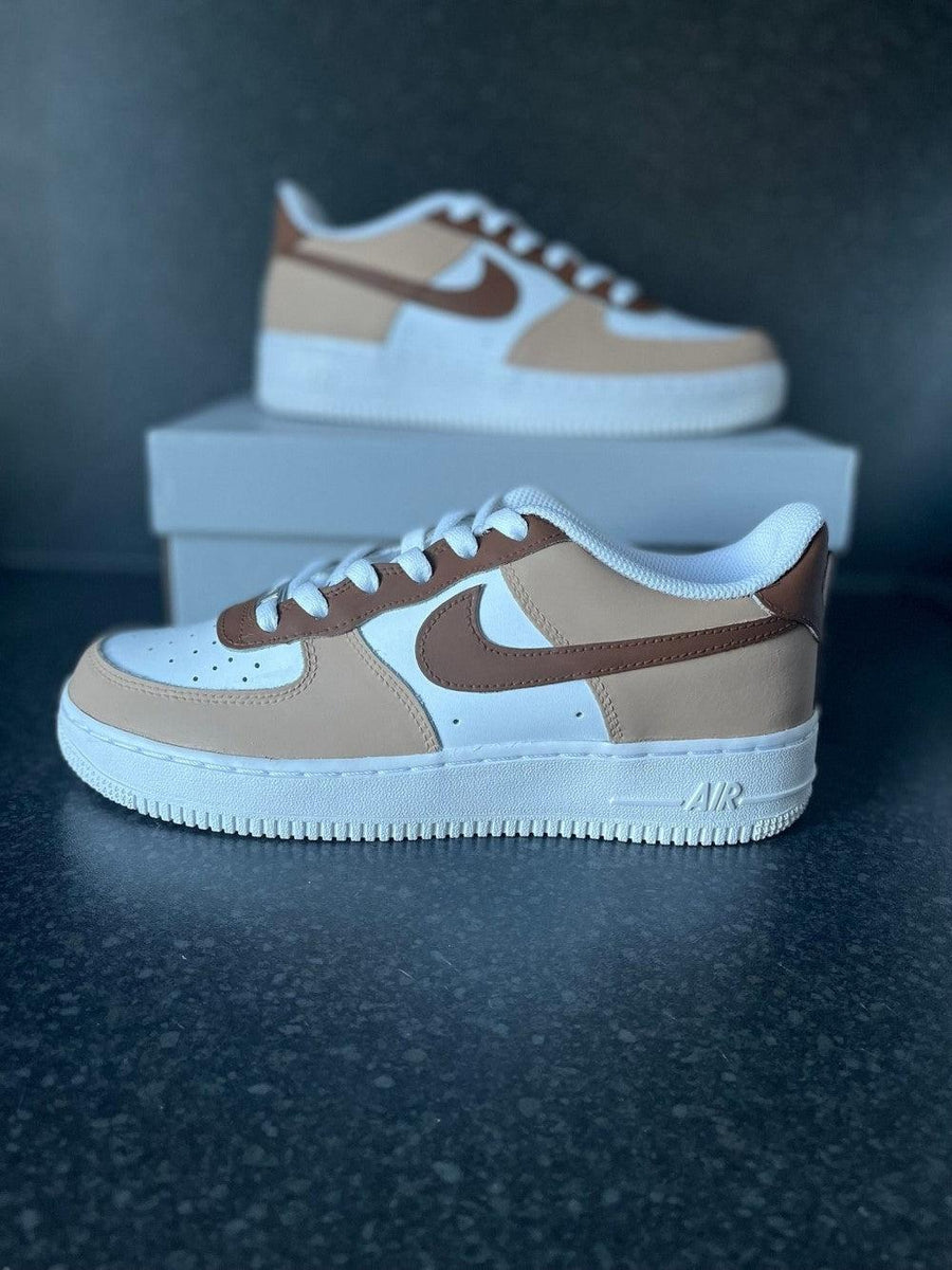 Beige Custom Air Force 1 – SHECUSTOMIZE