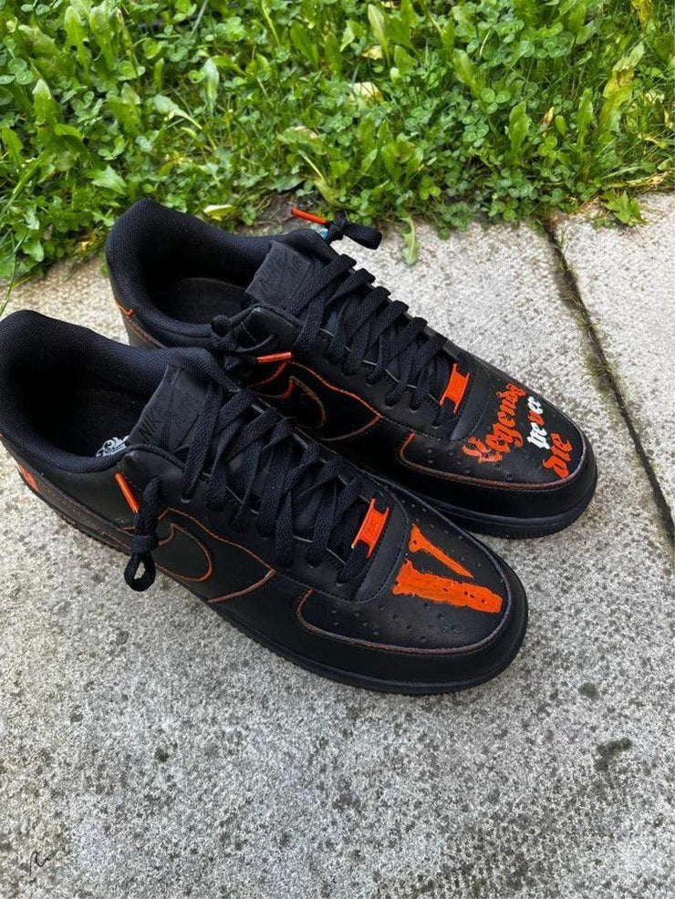 Black Custom Air Force 1 – SHECUSTOMIZE