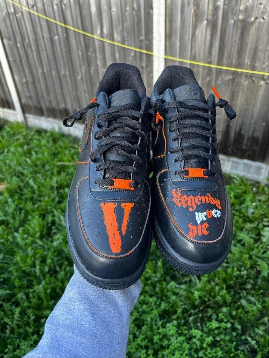 Black Custom Air Force 1 – SHECUSTOMIZE