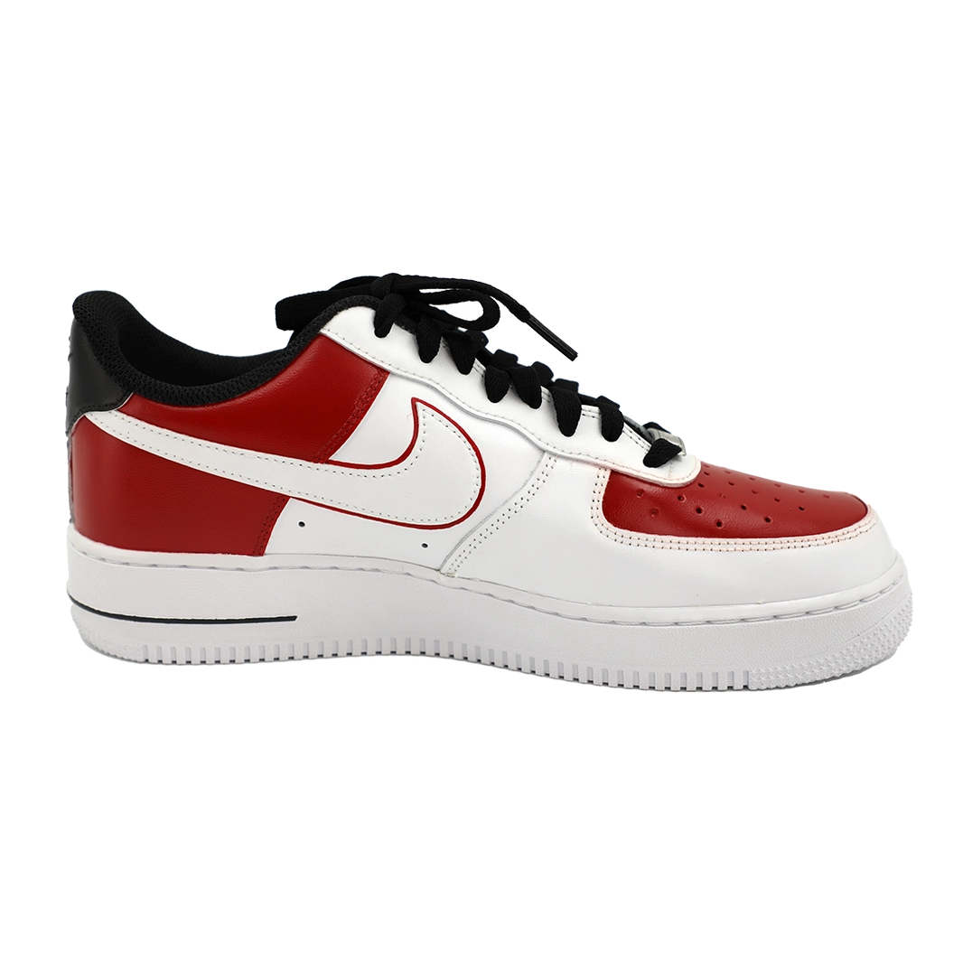 Custom Air Force 1 Red White With Rubicon Graphic – SHECUSTOMIZE