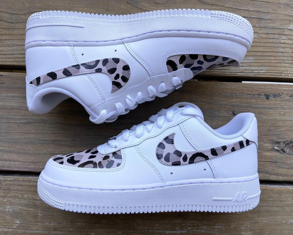 Leopard Print Custom Air Force 1 – SHECUSTOMIZE