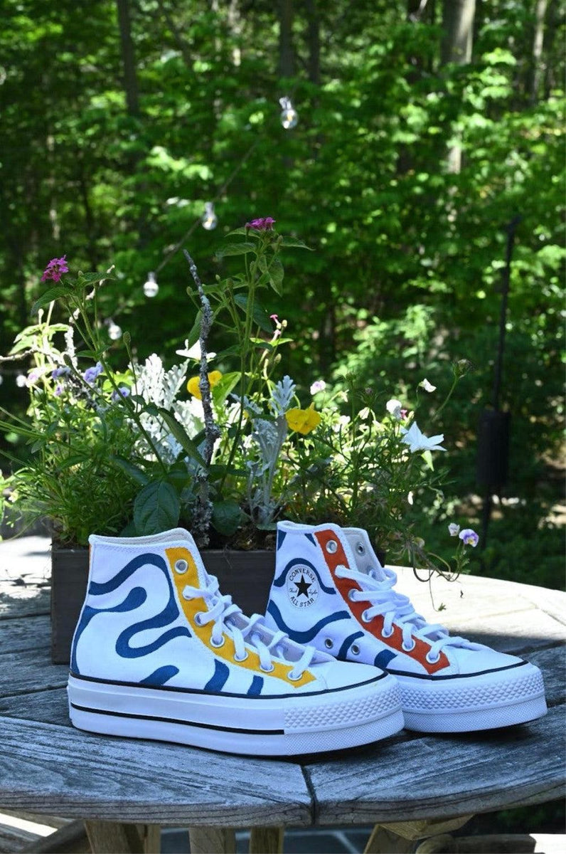 Line Custom Converse – SHECUSTOMIZE