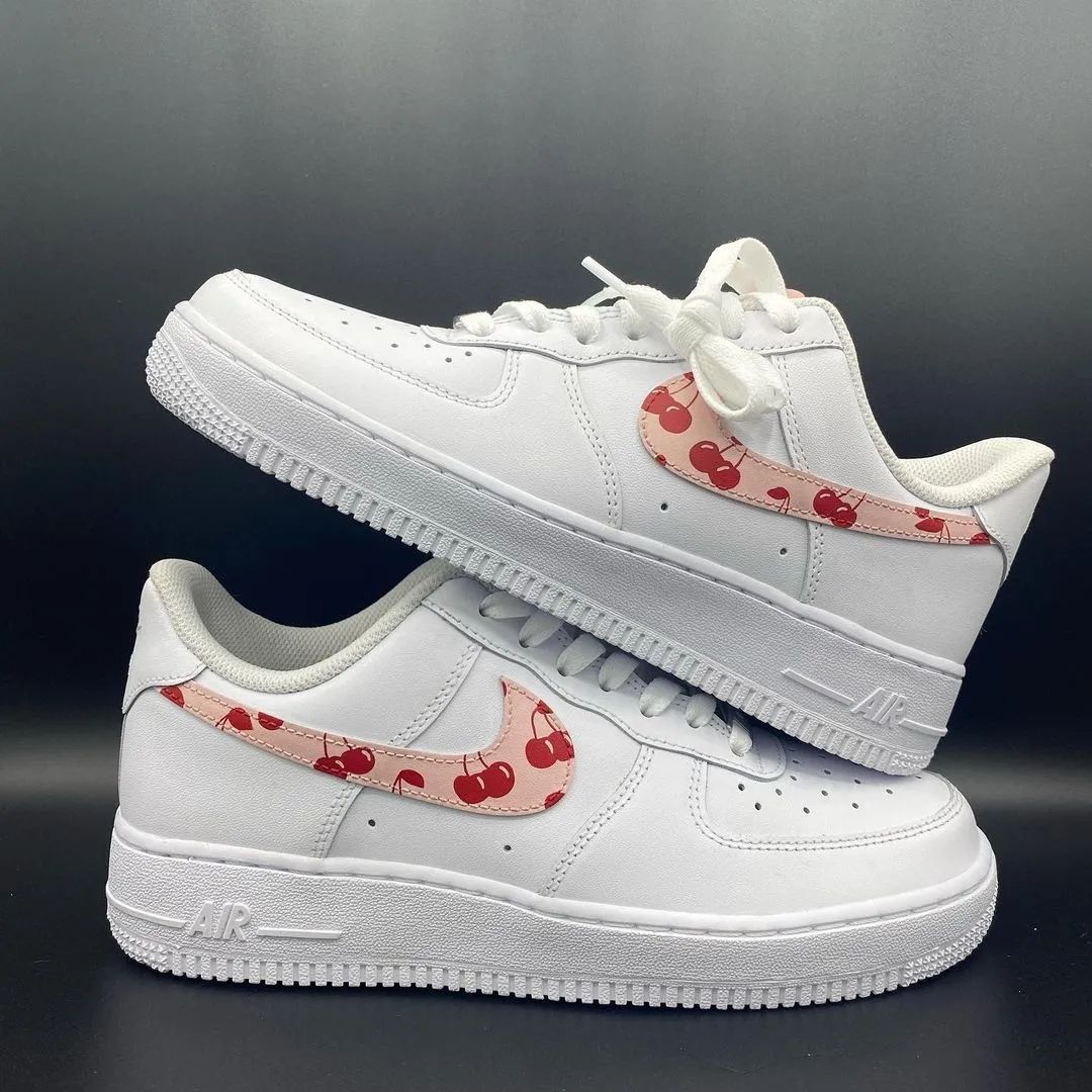 Pink Cherry Custom Air Force 1 – SHECUSTOMIZE