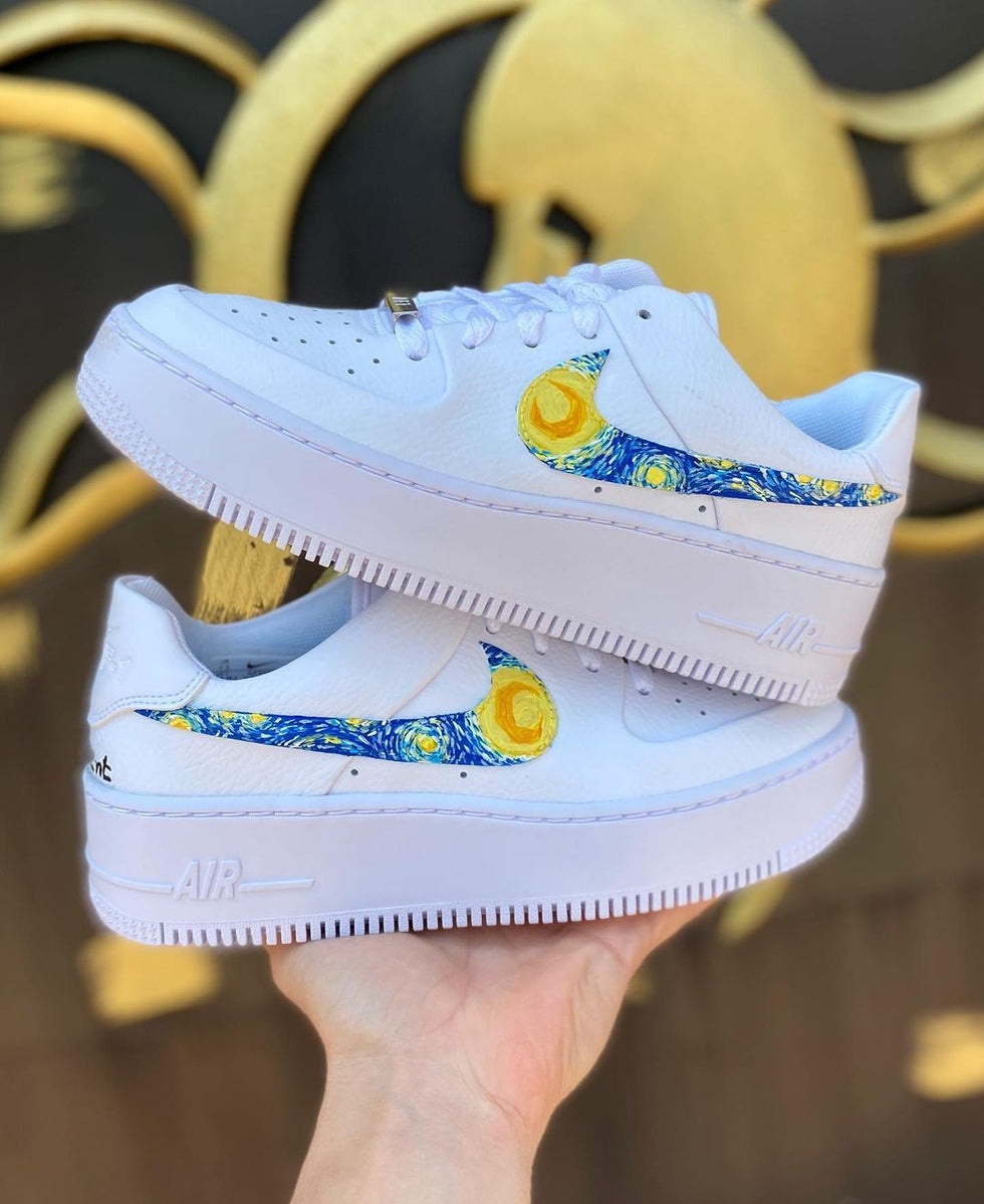 Starry Night Custom Air Force 1 – SHECUSTOMIZE