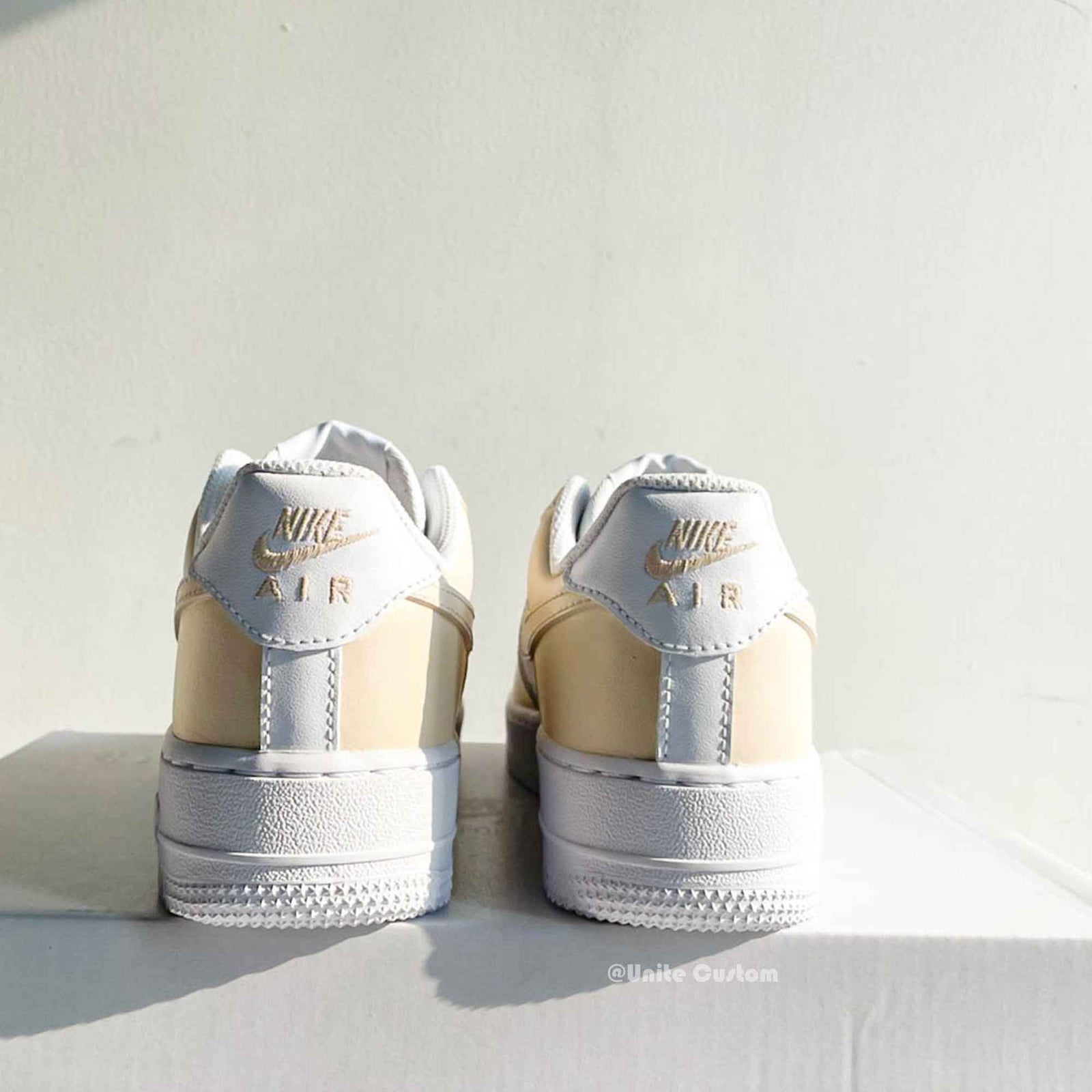 Beige Custom Air Force 1 – SHECUSTOMIZE