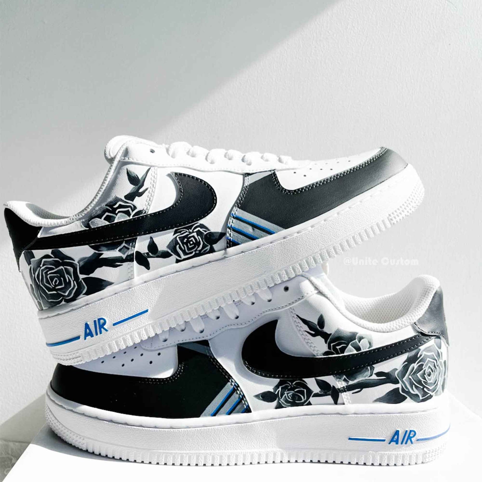Black Rose Custom Air Force 1 – SHECUSTOMIZE