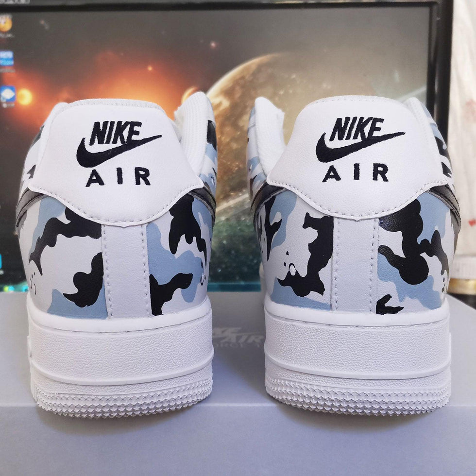Custom Air Force 1 Camouflage Grey – SHECUSTOMIZE