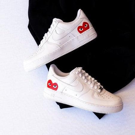 Custom Nike Air Force 1 CDG – SHECUSTOMIZE