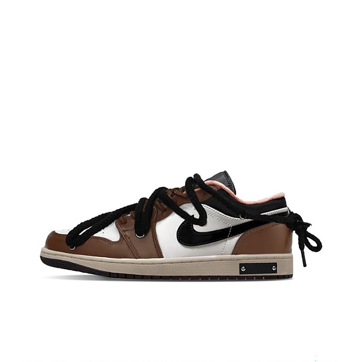 Travis Scott Brown White Custom Nike Dunk – SHECUSTOMIZE